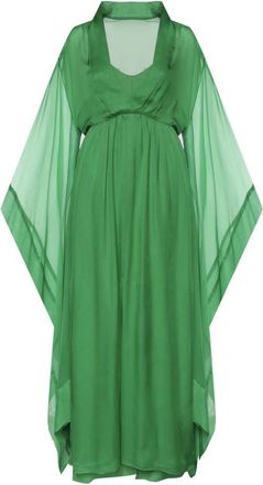 Alberta Ferretti Femme, Robes, Vert, Taille: 40 FR Abito Chiffon di Seta