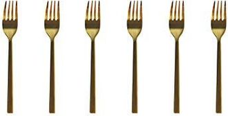 Villa D'Este Home Tivoli 5903664 Lexington Dessertgabeln, Edelstahl, 6 St&uuml;ck