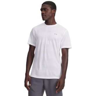 Under Armour Velociti T-Shirt f&uuml;r Herren, Performance, Fitnessstudio (Wei&szlig;)