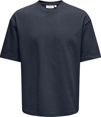 Only & Sons Onscaspian Airflex AUT SS Tee Noos, Bleu Nuit, XL Hommes