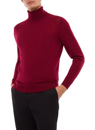 Fursac Pull fin &agrave; col roul&eacute; en laine m&eacute;rinos - Taille XXL - Homme