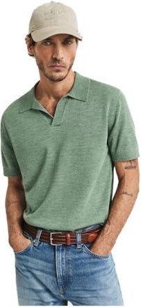GANT Sunfaded SS Polo Pull-Over, Kalamata Green, S Homme