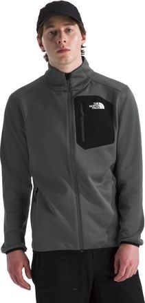 The North Face Herren Crest Fz Jacke, Anthracite Grey/Tnf Bla, XL