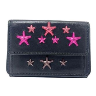 Jimmy Choo London Portefeuille Pre-owned (tri-pli) - Femme - Pre-owned - Noir - Taille: ONE Size