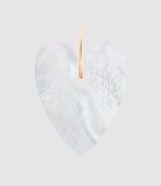 Ginette NY Pendentif Angele Nacre Blanche Or Rose