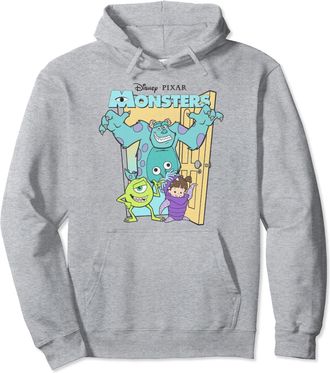 Disney Pixar Die Monster AG Mike Sully Boo Gruppe Poster Pullover Hoodie