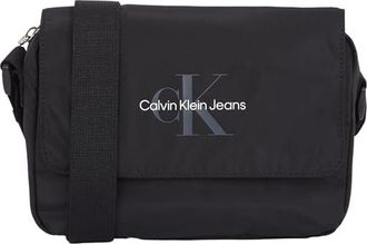 Calvin Klein Sac &agrave; Bandouli&egrave;re Homme Sport Essentials Flap avec Fermeture &Eacute;clair, Noir (Na Black), Taille Unique