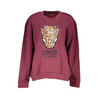 Cavalli Femme, Sweatshirts et sweats à capuche, Violet, Taille: 40 FR SweaT-shirt en polaire violet élégant