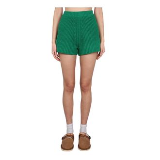 Alanui Femme, Shorts, Vert, Taille: 38 FR Palm Springs Knit Shorts