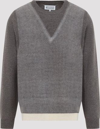 Maison Margiela Pull en maille fusionn&eacute;e Maison Margiela