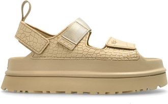 UGG Ugg, Femme, Chaussures, Beige, Taille: 37 EU Goldenglow Embossed Sandales