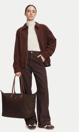 Tommy Hilfiger Handtasche Popette Maxi Tote AW0AW17996 Braun
