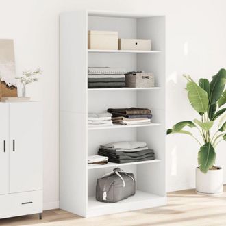 vidaXL Kleiderschrank Wei&szlig; 100x50x200 cm Holzwerkstoff vidaXL