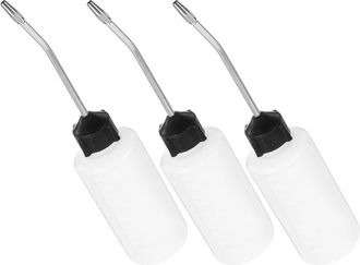 BESTONZON LIFKOME 3 St&uuml;ck N&auml;hmaschinen&ouml;lspender 120 Ml mit Eisenausgie&szlig;er und Verschlusskappe Leerer &Ouml;lkanister f&uuml;r Wartung von N&auml;hmaschinen und Kleinen Maschin