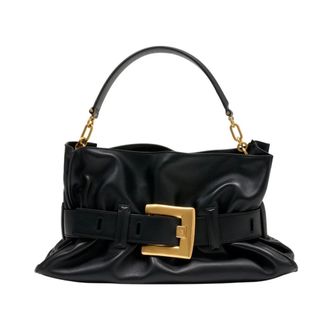 Balmain Femme, Sacs, Noir, Taille: ONE Size Anthem Medium Shoulder Bag