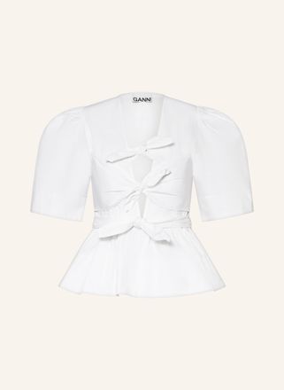Ganni Blusenshirt weiss