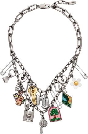 Marc Jacobs Femme, Accessoires, Multicolore, Taille: ONE Size Pop Americana Charm Necklace
