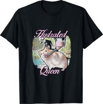 Trendy Apparel Hydrated Queen Cute Hamster Shining Lake T-Shirt