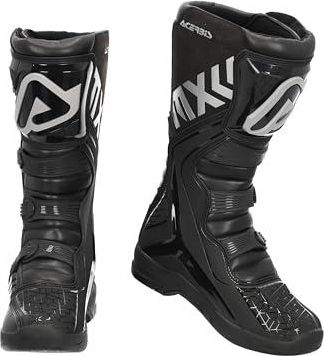 Acerbis Bottes unisexes X-Team - Noir - Pointure 44 EU, Noir, 44 EU