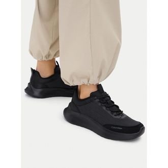 Calvin Klein Sneakers Calvin Klein Light Eva Runn Laceup Aop HW0HW03292 Schwarz