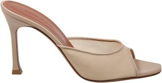 Amina Muaddi Femme, Chaussures, Beige, Taille: 41 EU Chaussons Beige Alexa &Eacute;l&eacute;gantes Confortables Chaussures