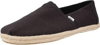 Toms Homme Alpargata Rope Classic Semelle de Mocassin, Total Black, 41 EU