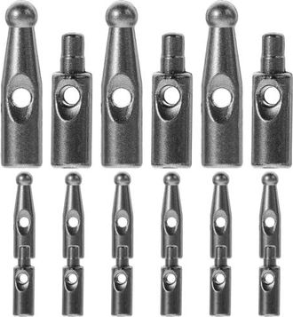 Yardwe Embouts De Baleines De Parapluie Faciles À Remplacer Perles De Queue De Parapluie En Plastique Apparence Large Compatibilité Pièces De Réparation