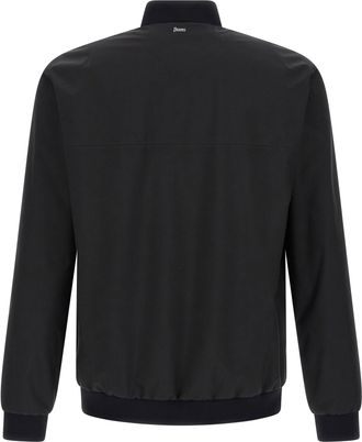 Herno Water-Repellent Functional Bomber Jacket - Black