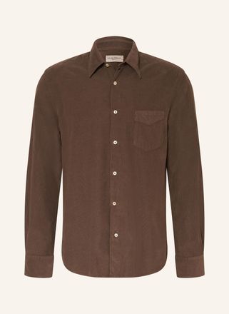 Officine G&eacute;n&eacute;rale Cordhemd Benoit Comfort Fit braun