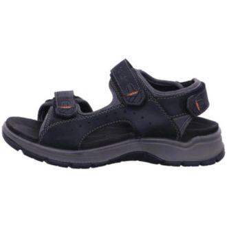 Rieker Homme, Chaussures, Noir, Taille: 42 EU Sandales Confort pour Homme en couleur unie