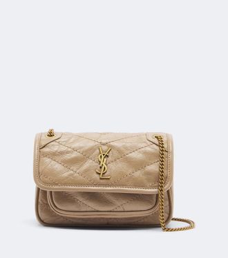 Saint Laurent Schultertasche Niki Mini aus Leder