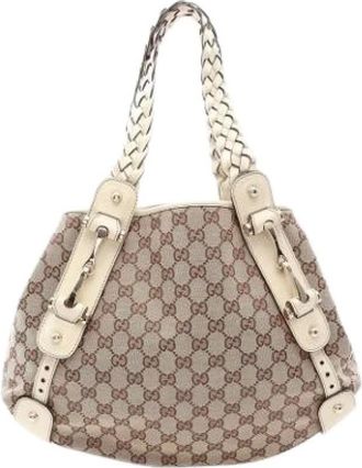 Gucci Sac bandouli&egrave;re vintage Pre-owned - Femme - Pre-owned - Beige - Taille: ONE Size