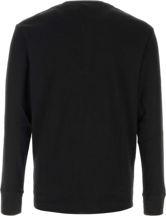 Burberry Black Exterior: Cotton Elastane T-Shirt T-shirts And Polos