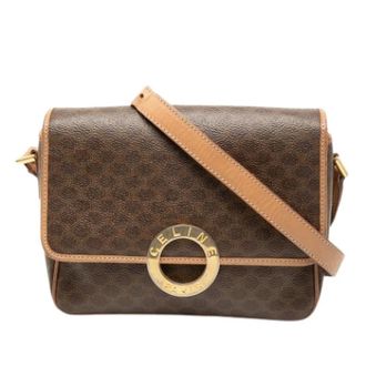 Celine Sac bandouli&egrave;re vintage Pre-owned - Femme - Pre-owned - Brun - Taille: ONE Size