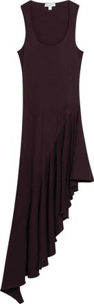 Alaia Femme, Robes, Brun, Taille: 36 FR Asymmetric Fluid Dress