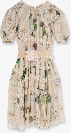 Dolce & Gabbana Silk and viscose dress with iconic print - DOLCE & GABBANA - gender_Woman