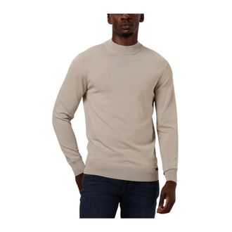 Genti Beiger Stylischer Herrenpullover - - Knitwear - Herren - Beige - 2XL