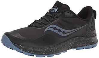 Saucony Peregrine Ice+ 3 Chaussures de course sur sentier pour femme, Noir/Sommet, 7.5 US