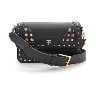 Fracomina Nieten Schultertasche in Schwarz - - Bags - Damen - Schwarzk - ONE SIZE