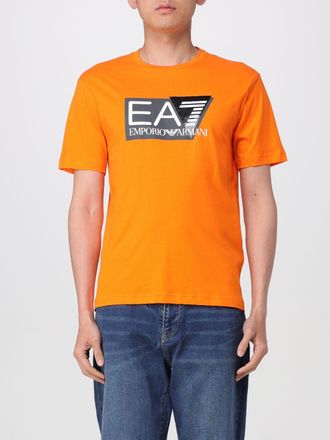 Emporio Armani T-Shirt EA7 Homme couleur Orange