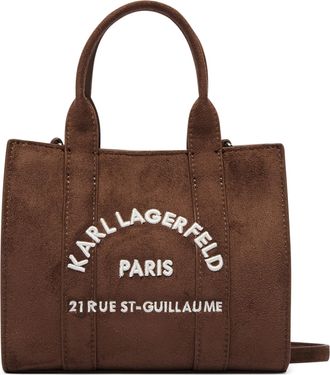 Karl Lagerfeld Handtasche KARL LAGERFELD B4W30374 Dunkelbraun