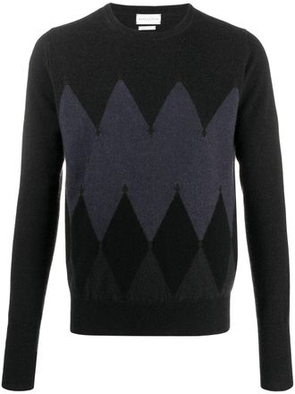 Ballantyne pull à losanges - Bleu