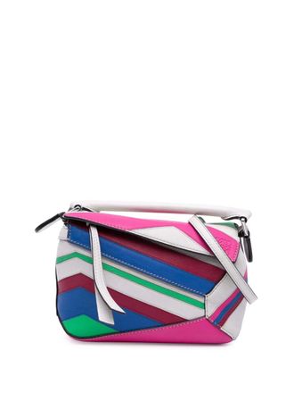 Loewe mini sac à bandoulière Puzzle Edge (2021) - Blanc