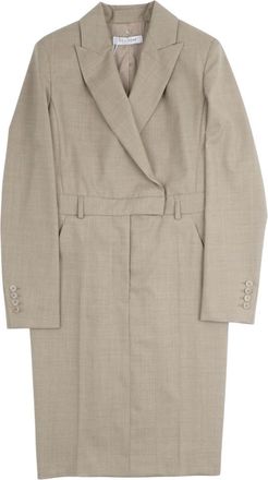 Max Mara Femme, Manteaux, Beige, Taille: 38 FR Belted Manteaux