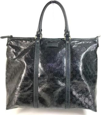 Gucci unisex, Pre-owned, Noir, Taille: ONE Size Sac fourre-tout en cuir Pre-owned