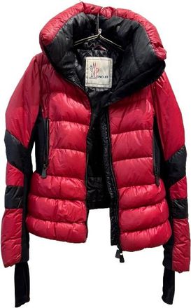 Moncler Red And Black Ski jacket Size S