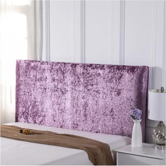 Generic Samt-Bezug F&uuml;r Bett-Kopfteil, Staubdicht, Elastisch, F&uuml;r King/Doppelbett, Schlafzimmer, Dekoration(D,190 cm)