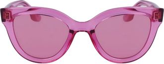 Victoria Beckham Femme, Accessoires, Rose, Taille: ONE Size Vb649S-601 Lunettes de soleil