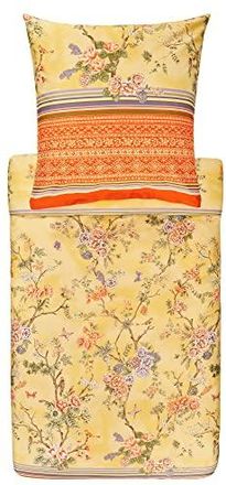 Bassetti PALLANZA Bettwäsche, Satin, Gelb, 240 x 220 cm + 2 Kissenbezüge 80x