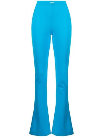 Off-white legging Sleek &agrave; fentes - Bleu